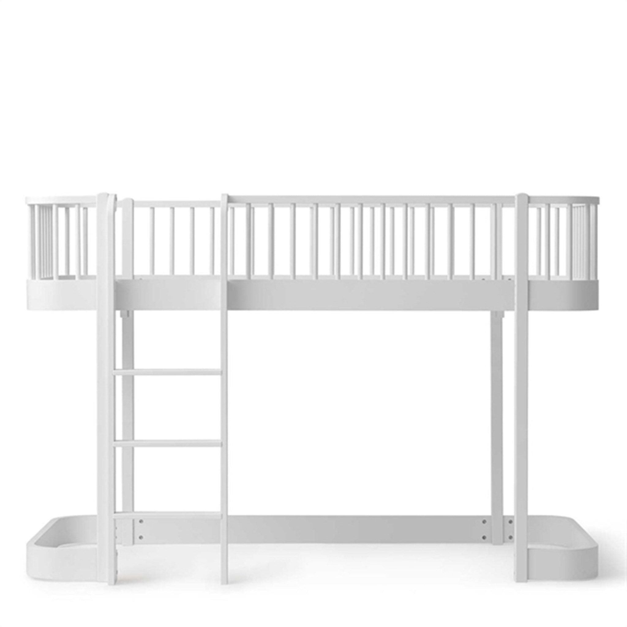 Oliver Furniture Wood Halvhøj Seng Hvid - Sovedyret